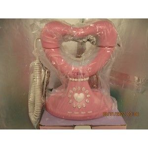 Disney | Other | Disney Princess Pink Heart Landline Corded Telephone ...